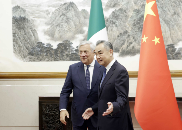 Wang Yi Holds Talks with Italian Vice-President of the Council of ...