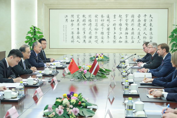 Vice Foreign Minister Deng Li Holds a China-Latvia Political ...