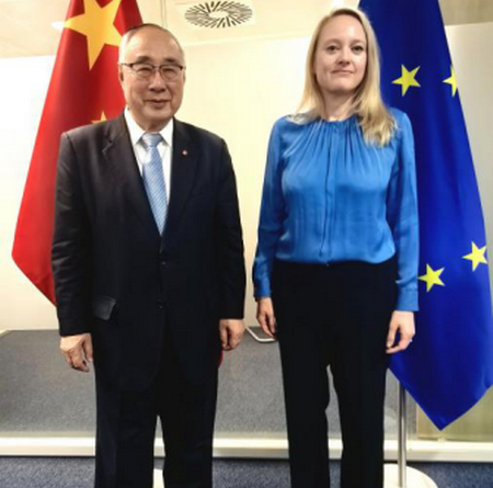 Special Representative of the Chinese Government on European Affairs Wu ...