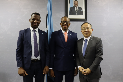 Chinese Ambassador to Botswana Fan Yong Pays a Courtesy Call on ...