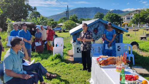 Chinese Ambassador to Samoa Fei Mingxing Attends the Memorial Service ...