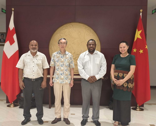 Chinese Ambassador to Tonga Liu Weimin Meets with IOM Chief of Mission ...