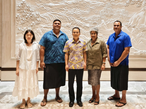 Chinese Ambassador to Samoa Fei Mingxing Meets with Chairperson of ...