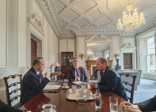 Chinese Ambassador to Ireland Zhao Xiyuan Meets with Mr. Joseph Hackett ...