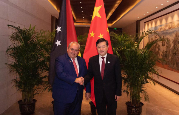 Qin Gang Meets with Minister of Foreign Affairs of Papua New Guinea ...
