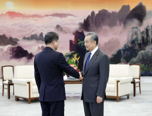 Wang Yi Meets with Deputy Foreign Minister of the DPRK Pak Myong Ho ...