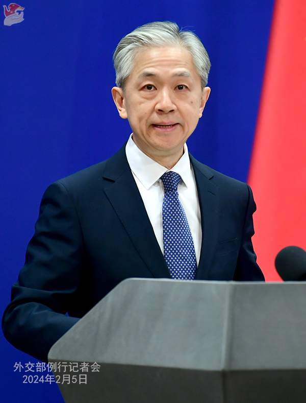 Foreign Ministry Spokesperson Wang Wenbin’s Regular Press Conference on ...