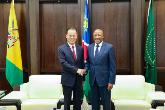 Chinese Ambassador to Namibia Zhao Weiping Meets with President Mbumba ...