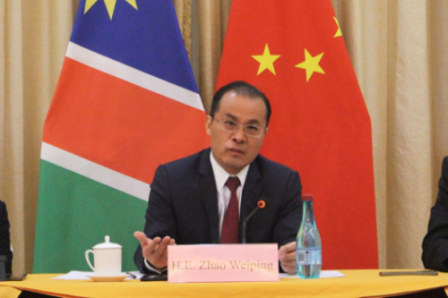 Chinese Ambassador to Namibia Zhao Weiping Hosts Press Conference ...