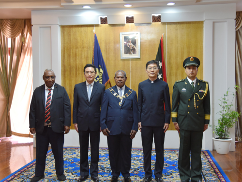Chinese Ambassador to PNG Yang Xiaoguan Presents Letter of Credence to ...