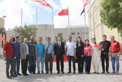 Chinese Ambassador to Jordan Chen Chuandong Attends National Day Flag ...