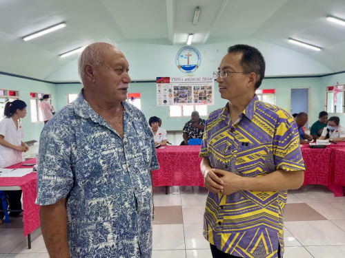 Chinese Ambassador to Samoa Fei Mingxing Pays a Visit to Saleaaumua ...