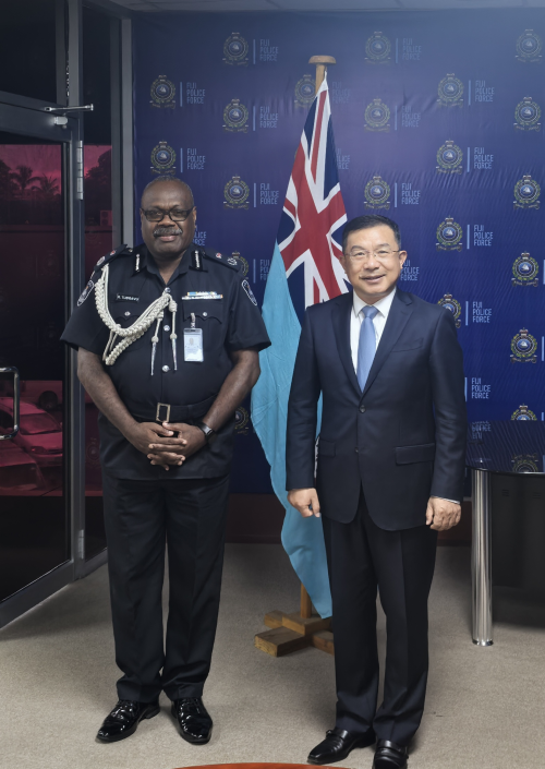 Chinese Ambassador to Fiji Zhou Jian Pays Courtesy Call on Commissioner ...
