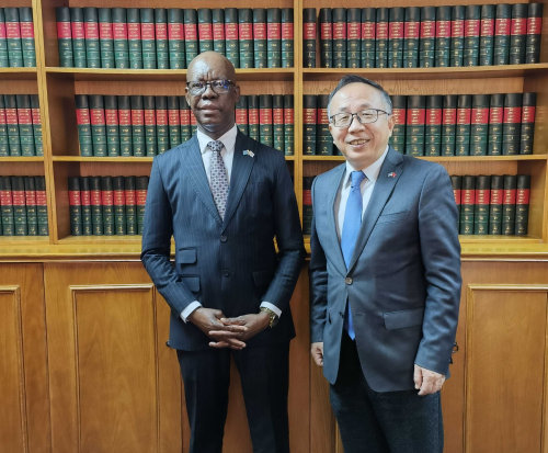 Chinese Ambassador to Botswana Fan Yong Pays Courtesy Call on Botswana ...