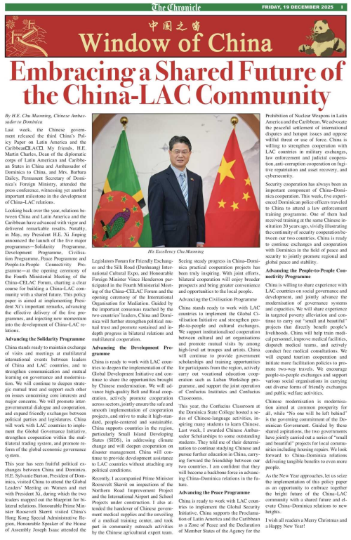 Article Entitled "Embracing a Shared Future of the China–LAC Community ...